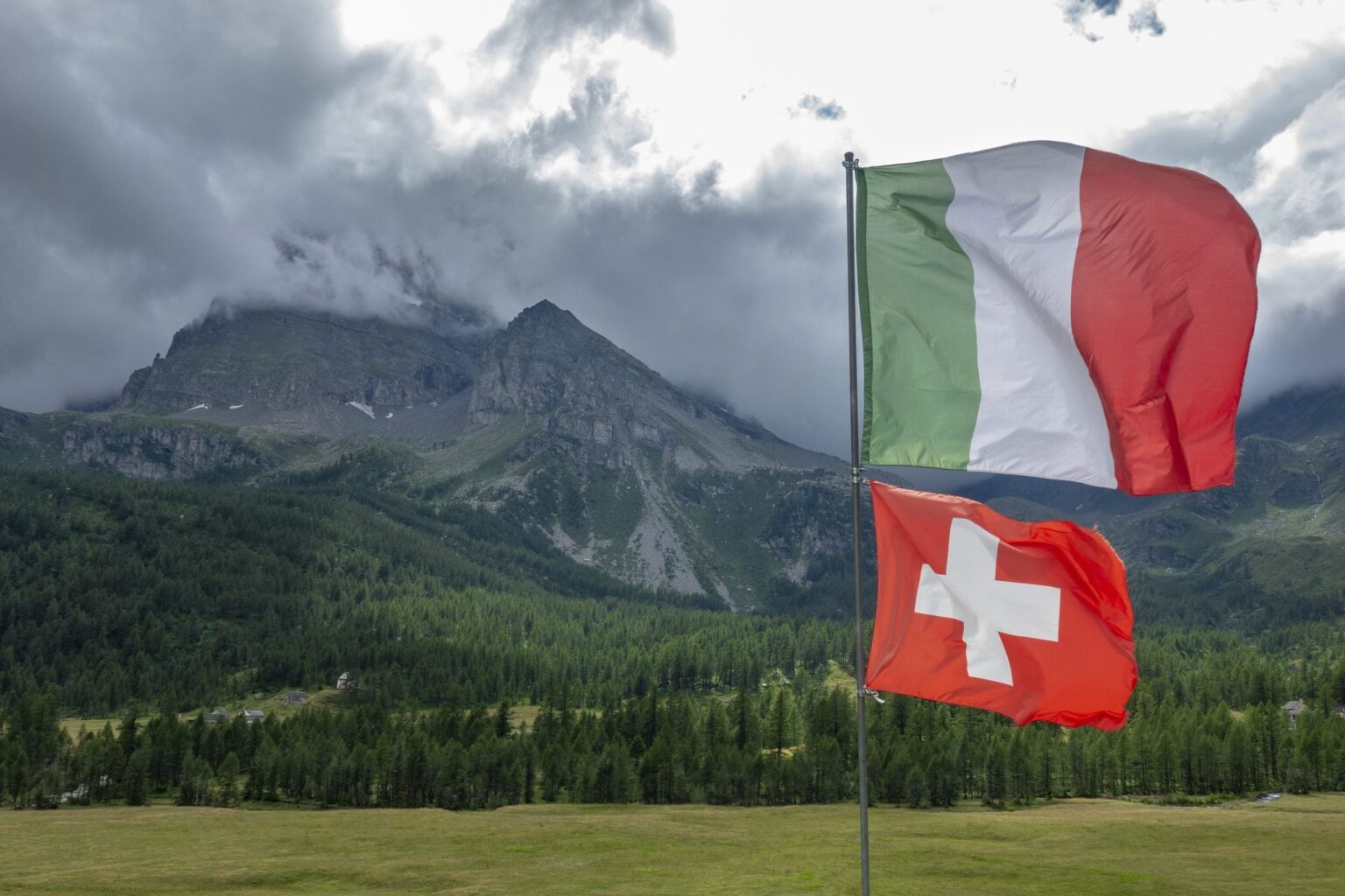 The Italy-Switzerland border was moved to the Matterhorn due to the ...