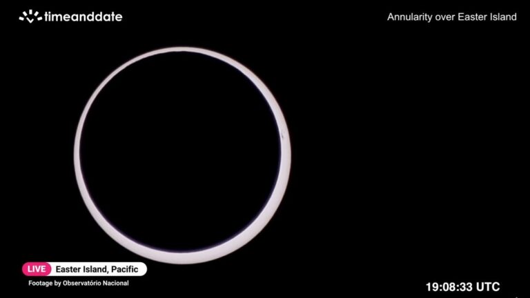 Spectacular annular solar eclipse in the skies of South America, images ...