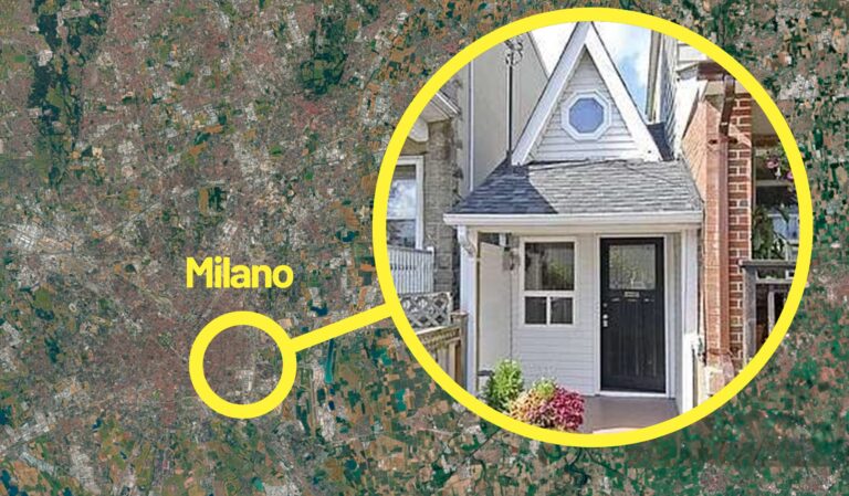 The smallest house in the world is not located in Milan, but in Warsaw ...
