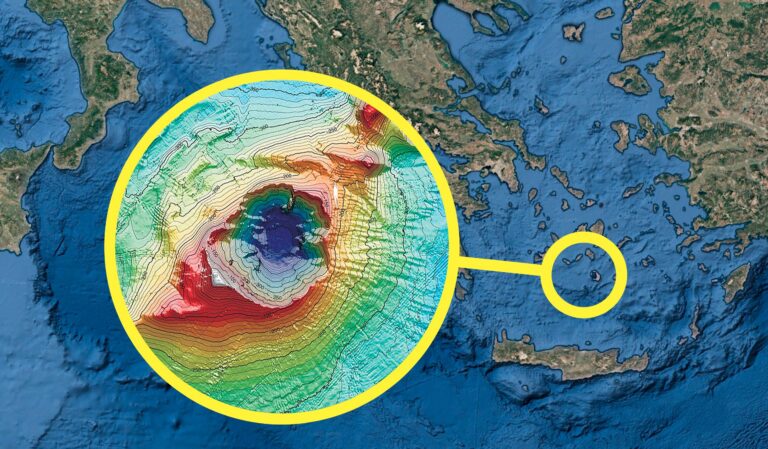 Near Santorini there is an underwater volcano: history and ...