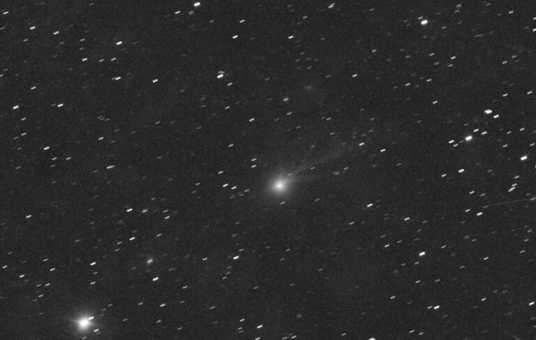 Comet 3I/ATLAS shows a complex tail system after passing perihelion: images
