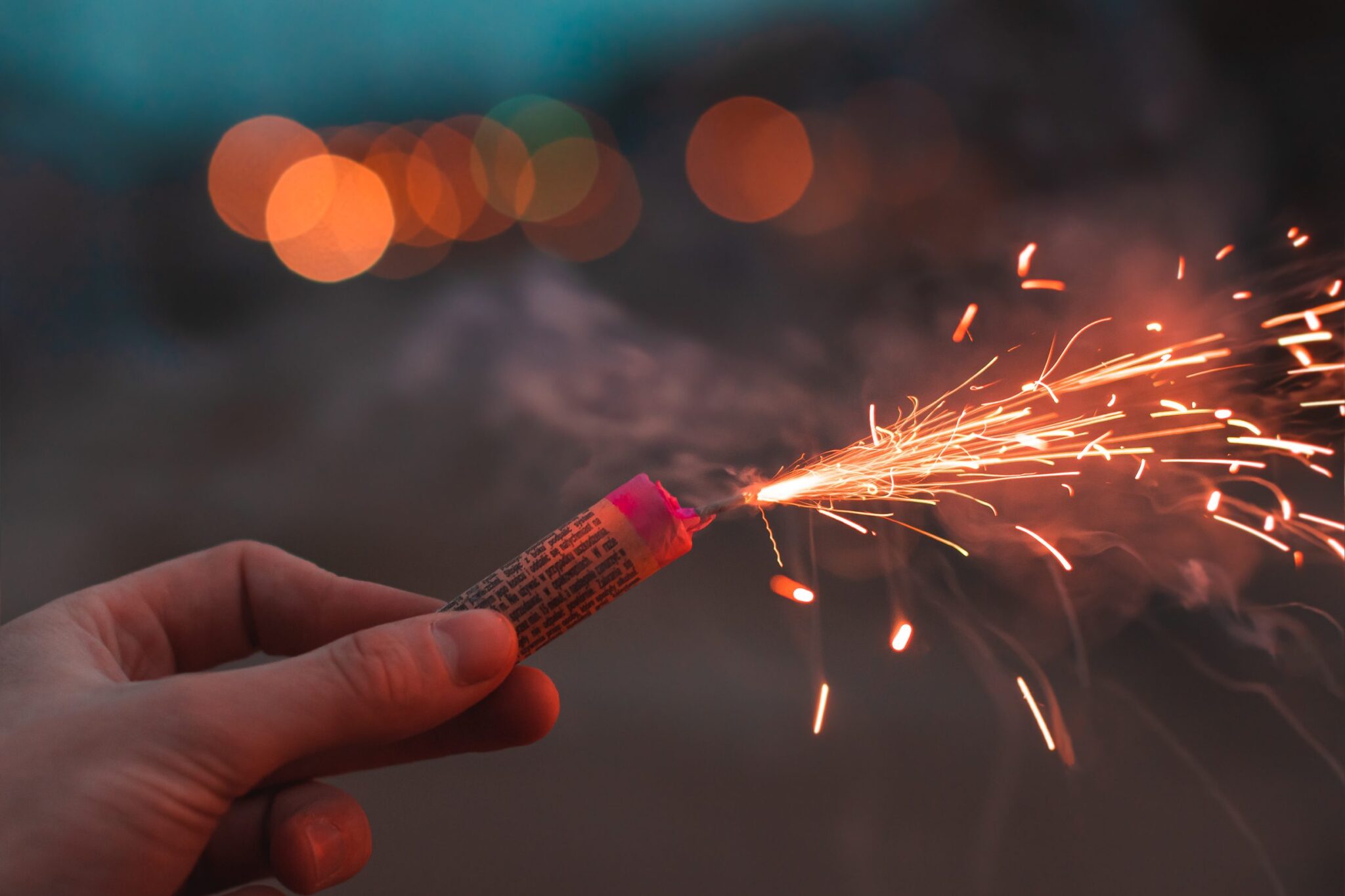 Because the bang of New Year's firecrackers is so powerful even though ...