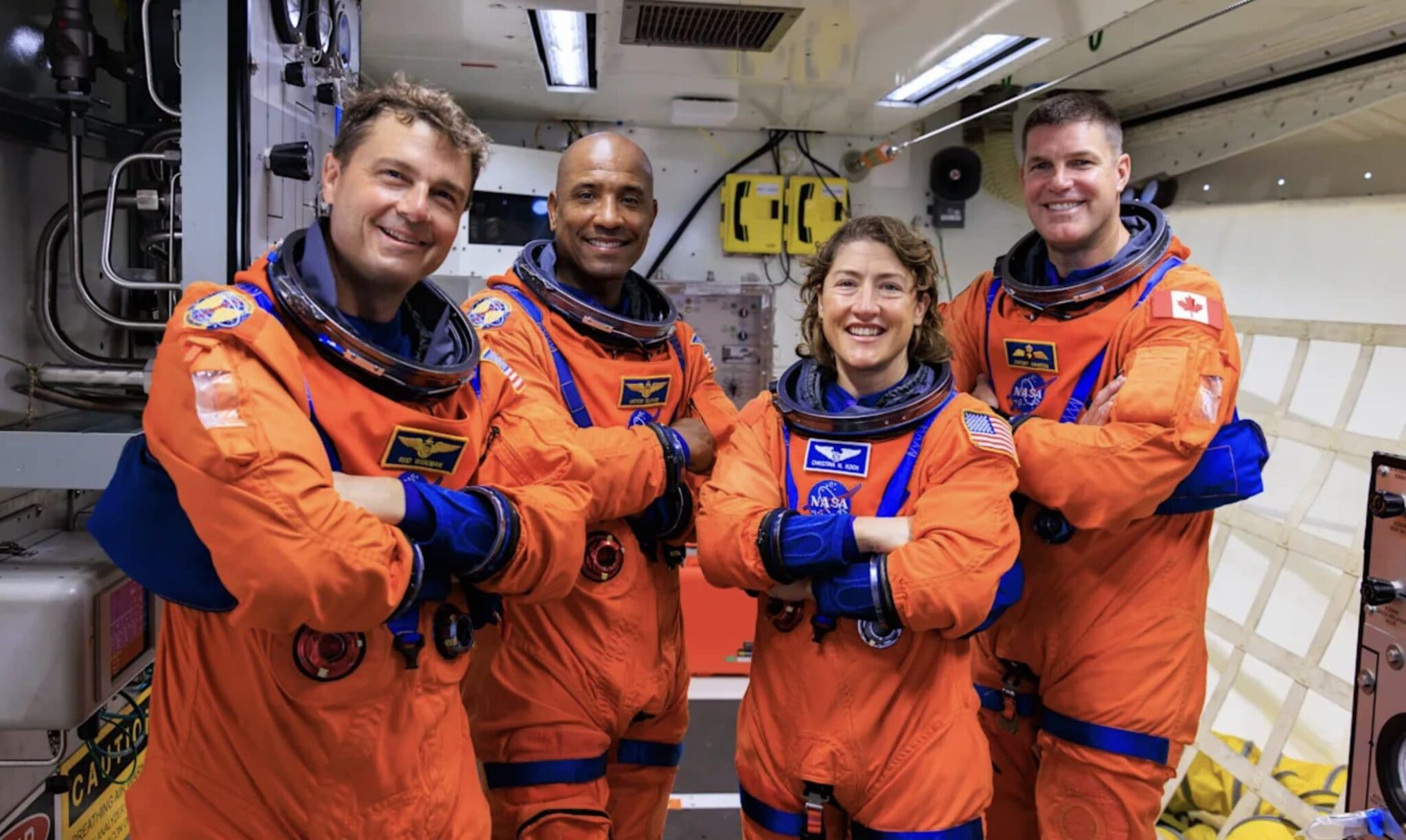 Why the new NASA suits for the Artemis II astronauts are orange and not ...