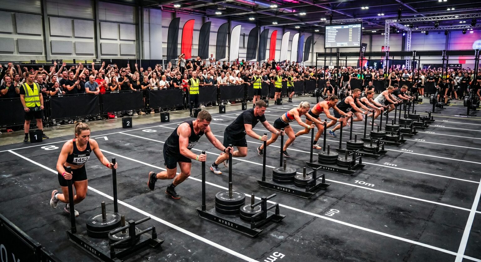 What is Hyrox, the global fitness competition consisting of 8km running ...